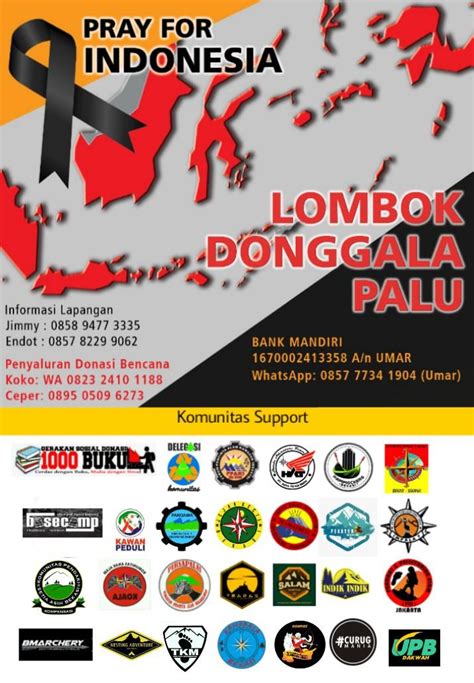 Poster Donasi Bencana Alam Gambaran