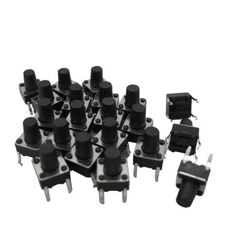 100 sztuk 6x6x10 MM 4PIN dotykowy takt Push Button mikro przełącznik