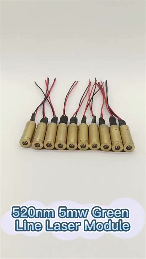 Green Line Laser Module 520nm 5mw Mini Laser Diode Module Dot Line