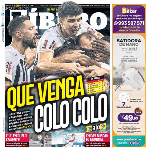 Líbero 19 abr 2024 Jornais e Revistas SAPO pt Última hora e