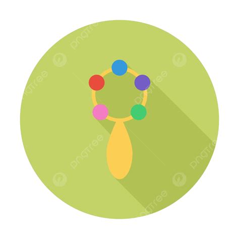 Niño Sonajero Gráfico Adornado Vector PNG dibujos Niño Florido