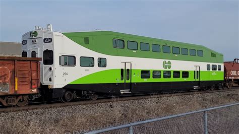 Repainted GO Transit Cab Car 204 AC446CM Dash 9 CN 570 3308