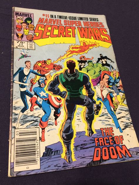 Marvel Super Heroes Secret Wars 11 1985 FN Face Of Dr Doom Reveal
