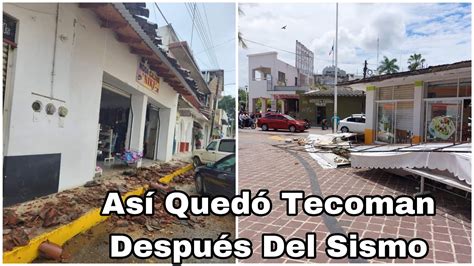 ASÍ QUEDÓ TECOMAN Y TODO EL ESTADO DE COLIMA POR EL SISMO 19 DE