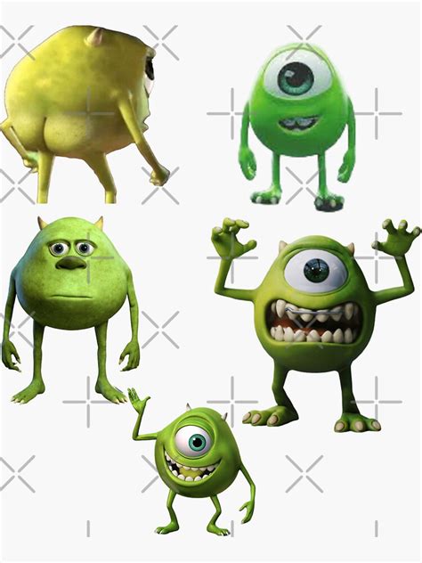 Mike Wazowski Meme Sticker For Sale By Den Y Redbubble