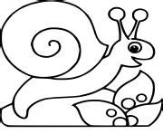 Coloriage Escargot Et Fleur Dessin JeColorie