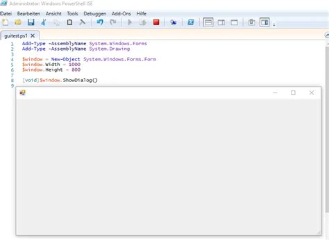 powershell windows forms gui