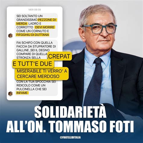 Daniela Santanchè on Twitter Tutta la mia solidarietà a Foti vittima