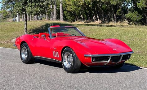 Corvettes For Sale One Owner 1969 Corvette Stingray Convertible On