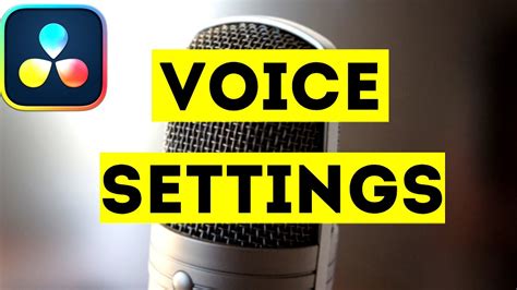 Best Microphone And Voiceover Settings How To Record Audio In Davinci