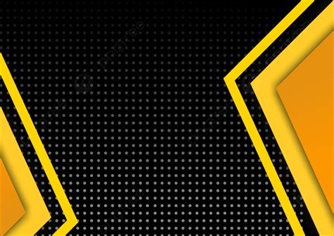 Vector De Diseño De Fondo Negro Y Amarillo Fondo Negro Forma Lujo