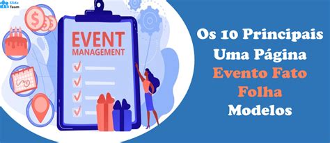 Os 10 Principais Modelos De Fichas Informativas De Eventos De Uma