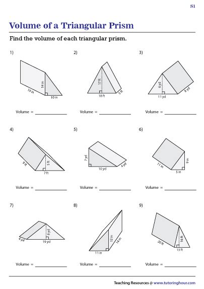 Triangular Prism Volume