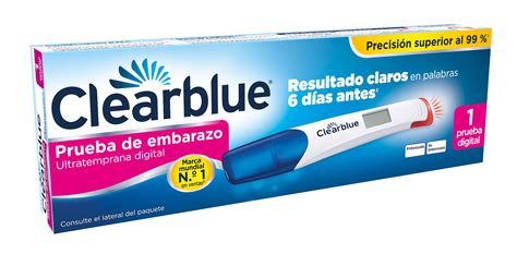 Prueba De Embarazo Digital Clearblue Citrontrend