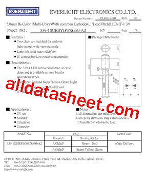 Sursygw Pdf Everlight Electronics Co Ltd