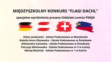 Mi Dzyszkolny Konkrus Flagi Dachl Polskie Stowarzyszenie Nauczycieli