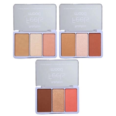 Paleta Contorno Iluminador Blush Ruby Rose Feels Mood Hb7526 Shopee