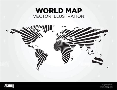 Mapa del mundo ilustración vectorial Imagen Vector de stock Alamy