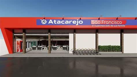 Projeto atacarejo Atacarejo São francisco Projeto 3D Maqmaster