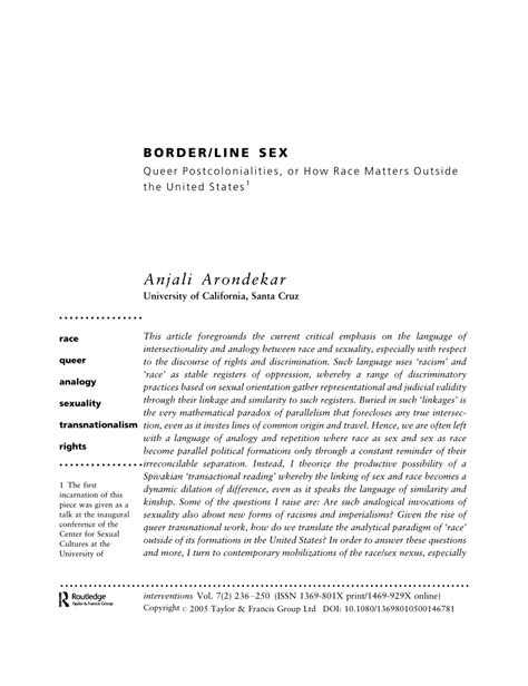pdf border line sex
