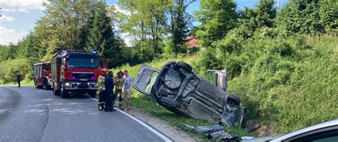 Wypadek w miejscowości Zadwórze Komenda Powiatowa Państwowej Straży