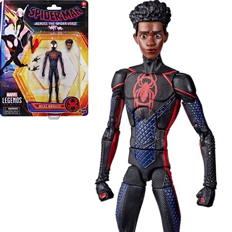 Spider Man Across The Spider Verse Marvel Legends Miles Morales Inch