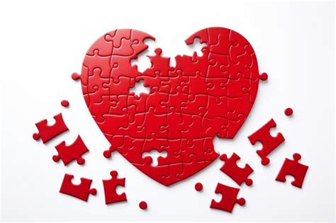Premium Photo Love Puzzle Solving Problems And Completing The Missing