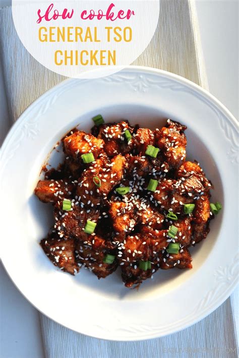 Easy Slow Cooker General Tso Chicken Trudy Stone Recipe Chicken