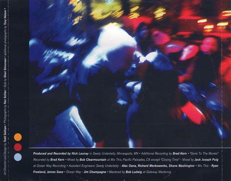 Car Tula Interior Trasera De Semisonic Feeling Strangely Fine Portada