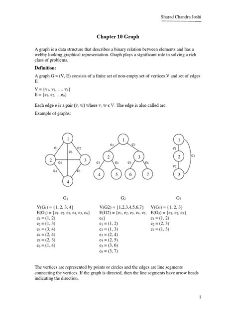 chapter 10 graphs pdf vertex graph theory computational problems