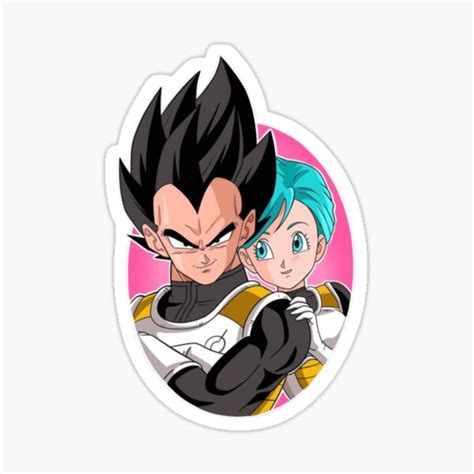 Vegeta And Bulma Sticker For Sale By SnyderJason Redbubble