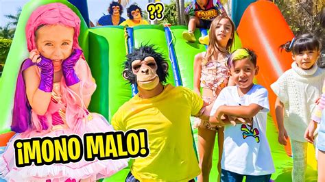 LOS MONOS DESTRUYEN LA FIESTA DE MI AMIGA Los Atrapamos YouTube