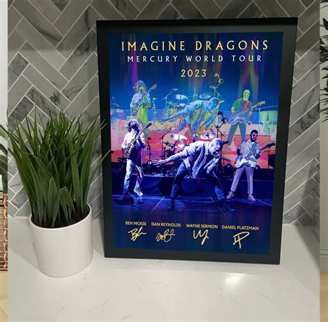 Imagine Dragons Mercury World Tour Poster