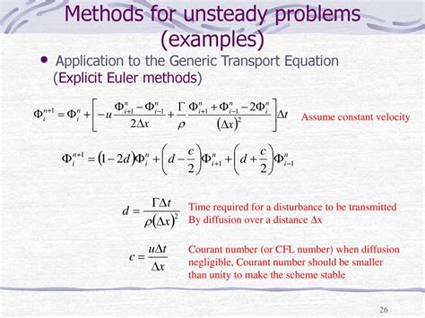 numerical methods in computational fluid dynamics cfd ppt download