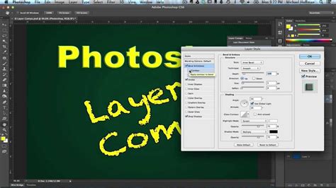 layer comps in photoshop youtube