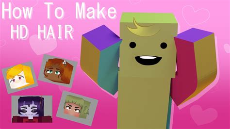 How To Make Hd Hair Minecraft Hd Skin Tutorial Youtube