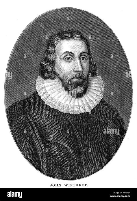 JOHN WINTHROP 1588 1649 NAmerican Colonist And First Governor Of