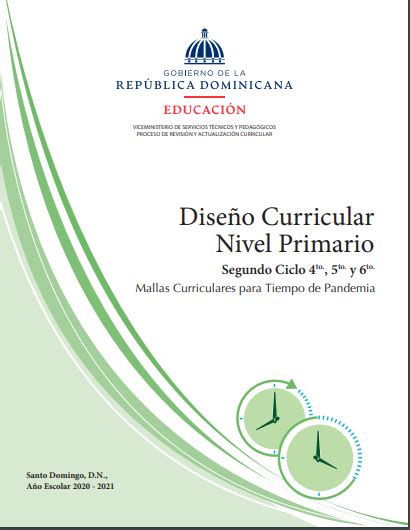 Componentes del diseño curricular dominicano PDF GRATIS