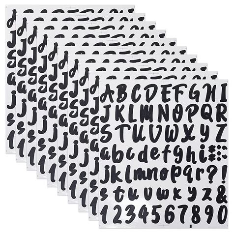Buy Vinyl Letter Stickers 10PCS Alphabet Stickers Stick On Letters