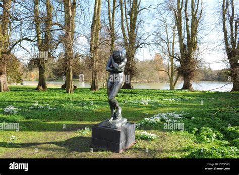 Auguste Rodin Bronze Sculpture Of Eve Stock Photo Alamy