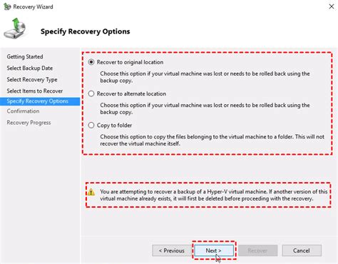 Restore Hyper V Virtual Machine From Windows Server Backup