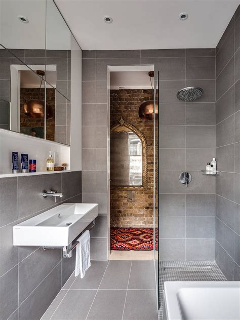 Small Grey Bathroom Tiles Everything Bathroom