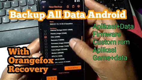 Backup Data Via Orangefox Recovery YouTube