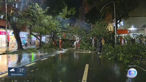 Rio tem chuva forte em vários bairros e alerta de alagamentos Rio de