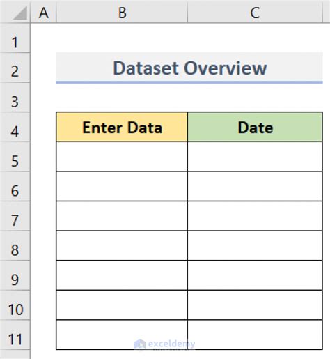 how to auto populate date in excel when cell is updated
