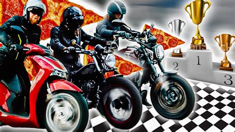 WYŚCIG NAKED vs SCRAMBLER vs SKUTER oranie pola po PIZZY YouTube