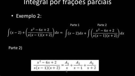 Integrais 14 Integral por Frações Parciais Parte 1 YouTube