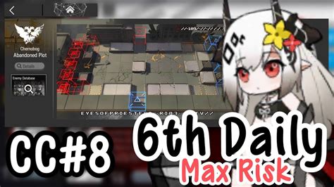 Arknights Cc Th Daily Day Max Risk Youtube