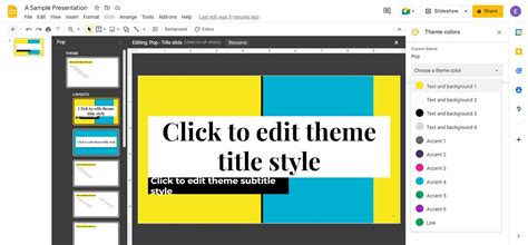 How To Change Theme Colors In Google Slides