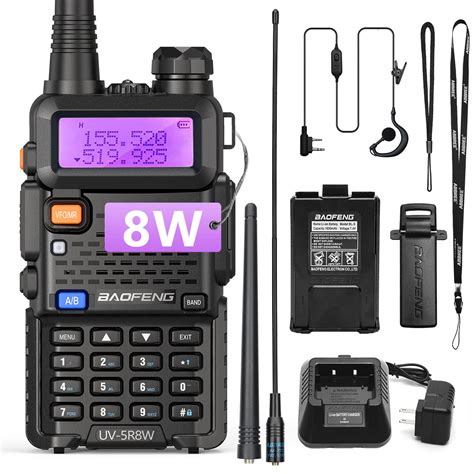 Baofeng Uv R W Dual Band Vhf Uhf Analog Portable Off